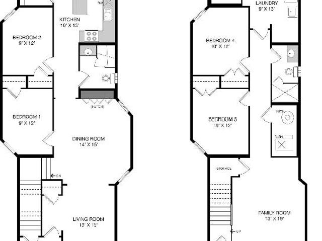 4 Br, 2 bath, Single Family 3719 N Damen