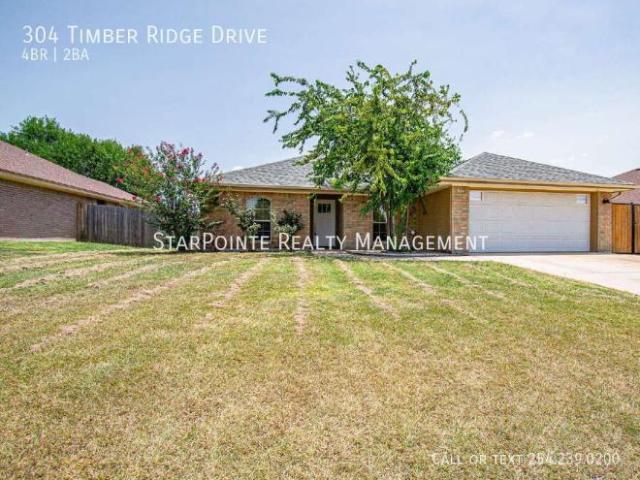 4 Br, 2 bath, Single Family 304 Timber Ridge Drive