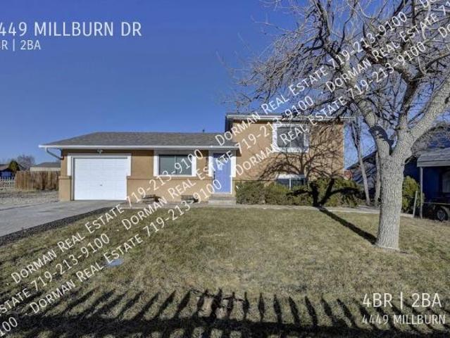 4 Br, 2 bath, Single Family 4449 Millburn Dr