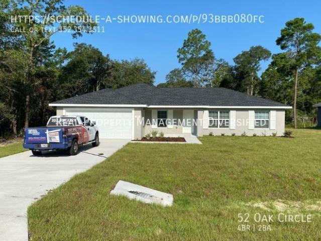4 Br, 2 bath, Single Family 52 Oak Circle