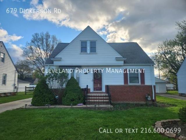 4 Br, 2 bath, Single Family 679 Dickerson Rd