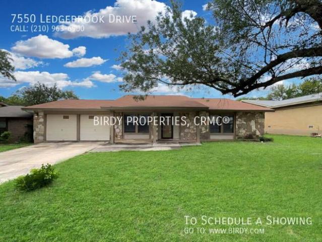 4 Br, 2 bath, Single Family 7550 Ledgebrook Drive