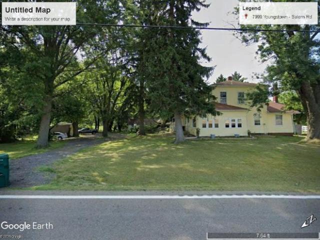 4 Br, 2 bath, Single Family 7999 Canfield Salem Rd