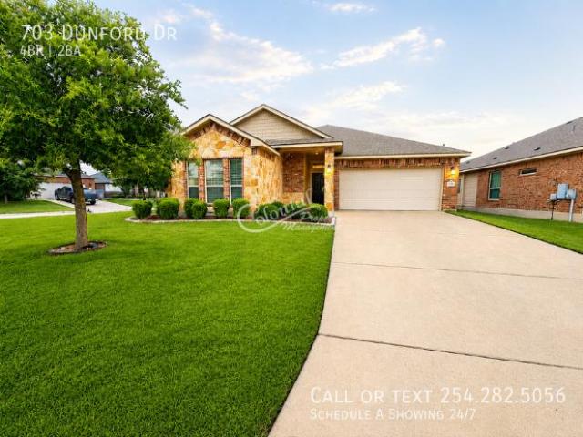 4 Br, 2 bath, Single Family 703 Dunford Dr