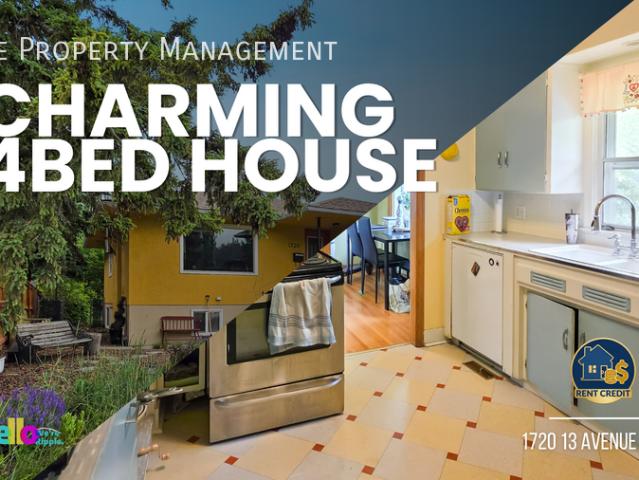 4 BR, 2 BA Apartment 1720 13 Ave NW, Calgary, AB T2N 1L1