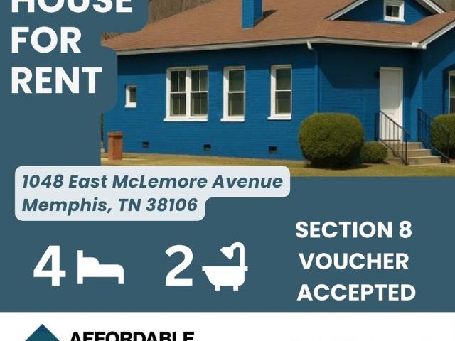 4 BR, 2 BA Apartment 1048 E McLemore Ave, Memphis, TN 38106