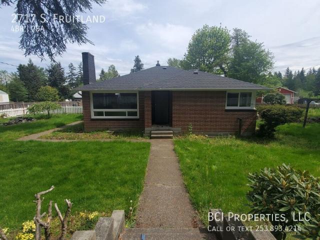 4 BR, 2 BA Apartment 2717 S. Fruitland, Puyallup, WA 98373