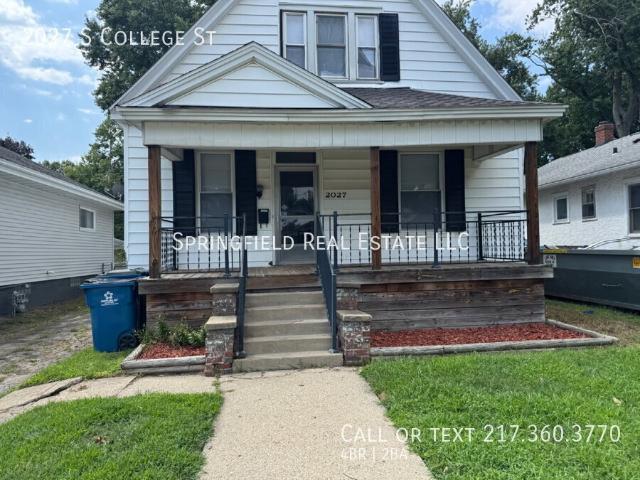 4 BR, 2 BA Apartment 2027 S College St, Springfield, IL 62704