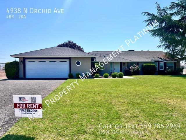 4 BR, 2 BA Apartment 4938 N Orchid Ave, Sanger, CA 93657