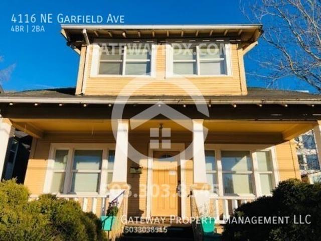 4 BR, 2 BA Apartment 4116 NE Garfield Ave, Portland, OR 97211