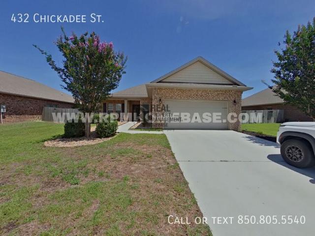 4 BR, 2 BA Apartment 432 Chickadee St Crestview, FL 32539