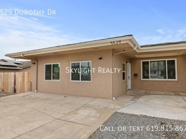 4 BR, 2 BA Apartment 5529 Dorothy Dr, San Diego, CA 92115