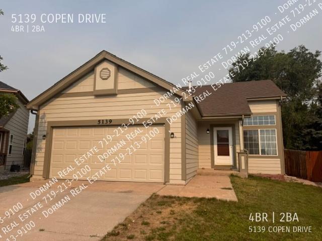 4 BR, 2 BA Apartment 5139 COPEN DRIVE, COLORADO SPRINGS, CO 80922