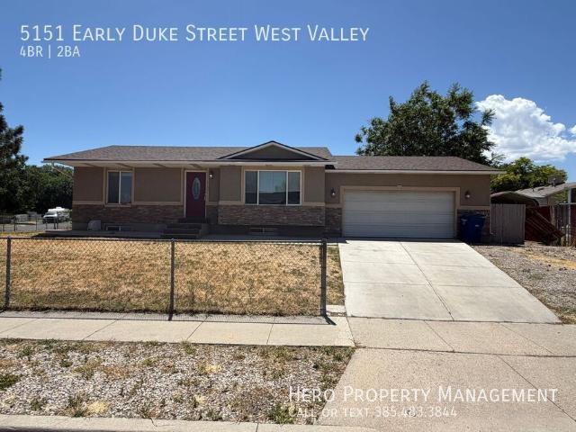 4 BR, 2 BA Apartment 5151 Early Duke Street West Valley, City, UT 84120