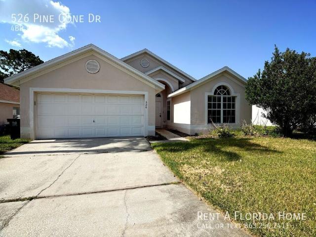 4 BR, 2 BA Apartment 526 Pine Cone Dr, Davenport, FL 33897