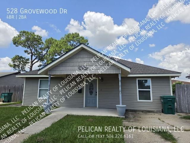 4 BR, 2 BA Apartment 528 Grovewood Dr, Gretna, LA 70056