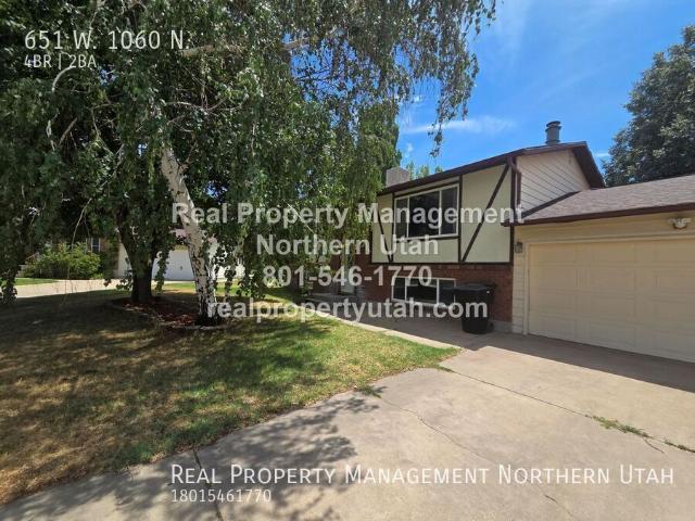 4 BR, 2 BA Apartment 651 W. 1060 N Clinton, UT 84015