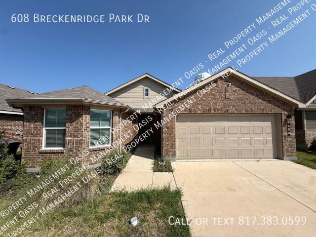 4 BR, 2 BA Apartment 608 Breckenridge Park Dr, Alvarado, TX 76009