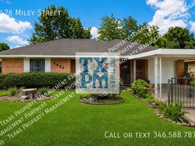 4 BR, 2 BA Apartment 7426 Miley Street, Houston, TX 77028