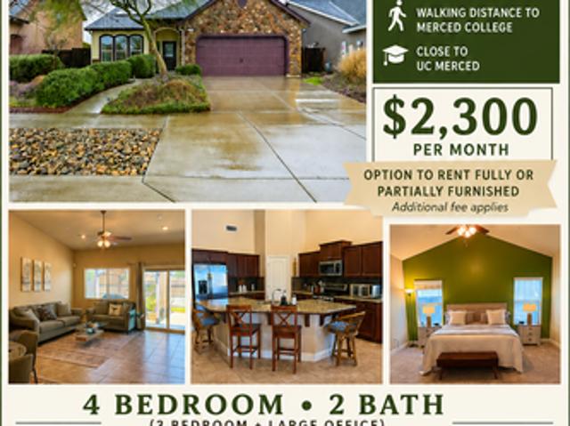 4 BR, 2 BA Apartment 713 Ironstone Dr, Merced, CA 95348