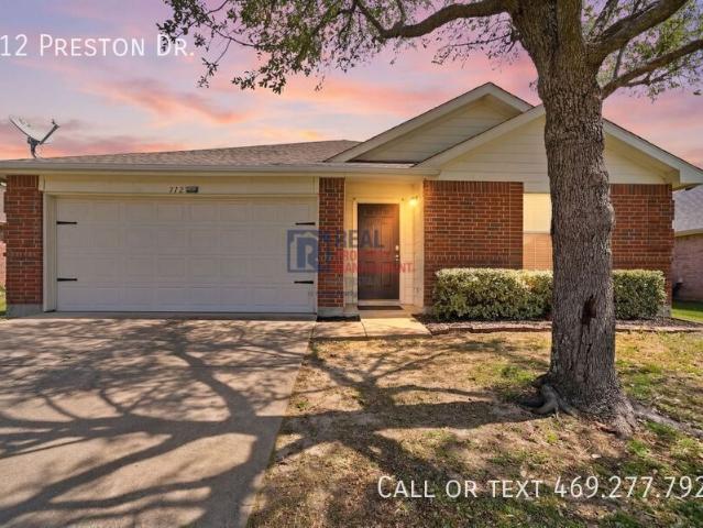 4 BR, 2 BA Apartment 712 Preston Dr Royse City, TX 75189