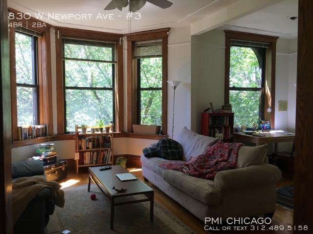 4 BR, 2 BA Apartment 830 W Newport Ave, Chicago, IL 60657