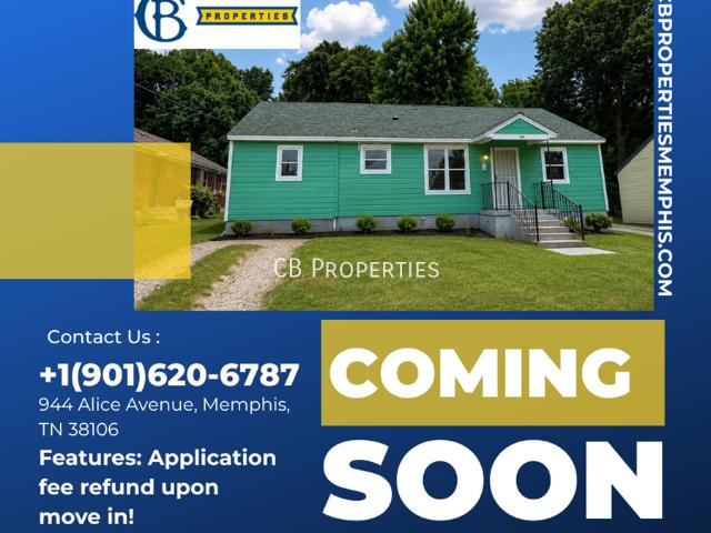 4 BR, 2 BA Apartment 944 Alice Ave Memphis, TN 38106