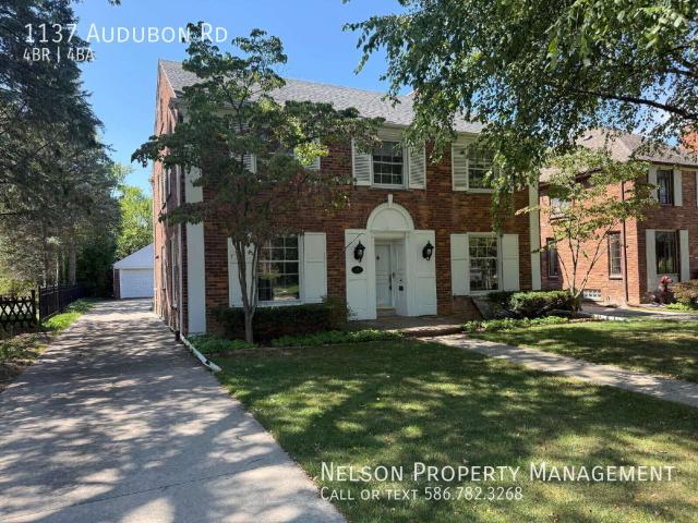 4 BR, 3.5 BA Apartment 1137 Audubon Rd, Grosse Pointe Park, MI 48230