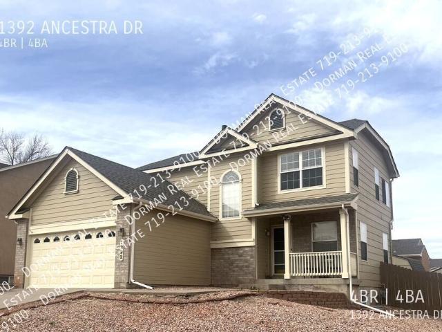 4 BR, 3.5 BA Apartment 1392 ANCESTRA DR, FOUNTAIN, CO 80817