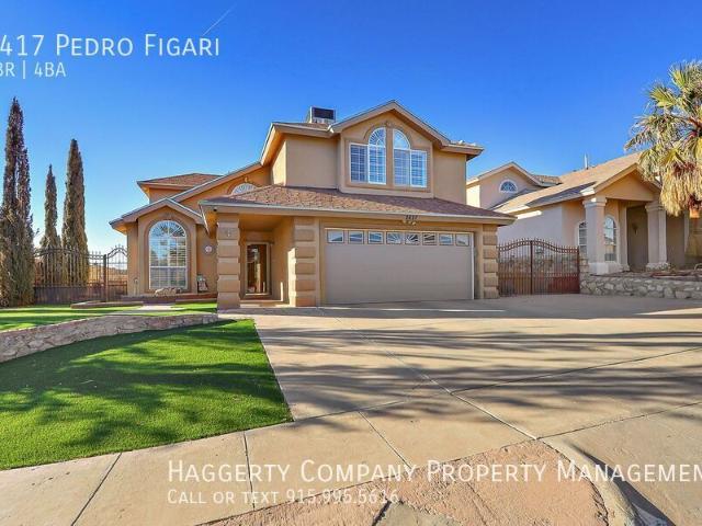 4 BR, 3.5 BA Apartment 1417 Pedro Figari, El Paso, TX 79936