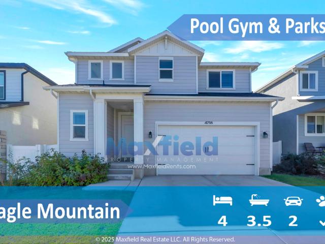 4 BR, 3.5 BA Apartment 4718 E Breezy Patch Road, Eagle Mountain, UT 84005
