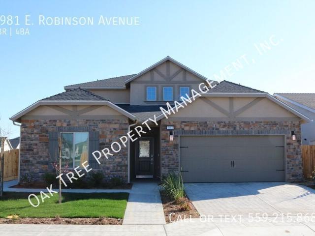 4 BR, 3.5 BA Apartment 6981 E. Robinson Avenue, Fresno, CA 93727