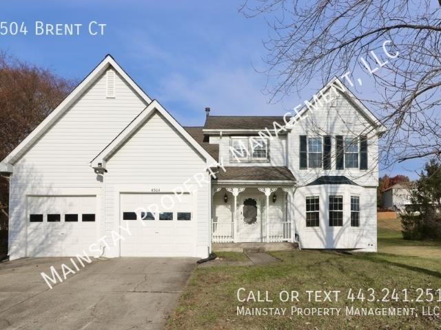4 BR, 3.5 BA Apartment 8504 Brent Ct, Bowie, MD 20720