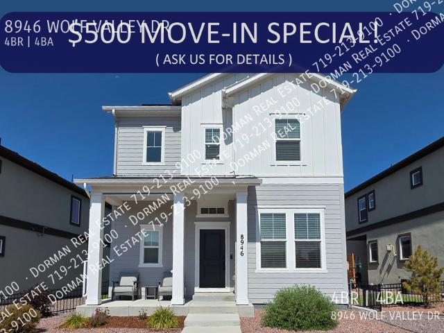 4 BR, 3.5 BA Apartment 8946 WOLF VALLEY DR, COLORADO SPRINGS, CO 80924