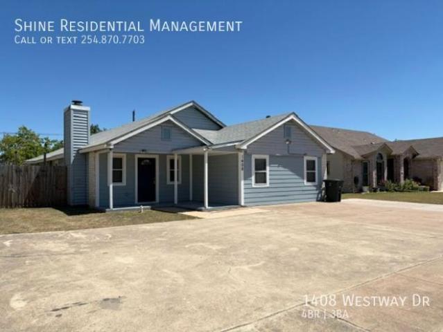 4 Br, 3 bath, Single Family 1408 Westway Dr