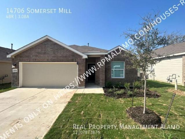 4 Br, 3 bath, Single Family 14706 Somerset Mill