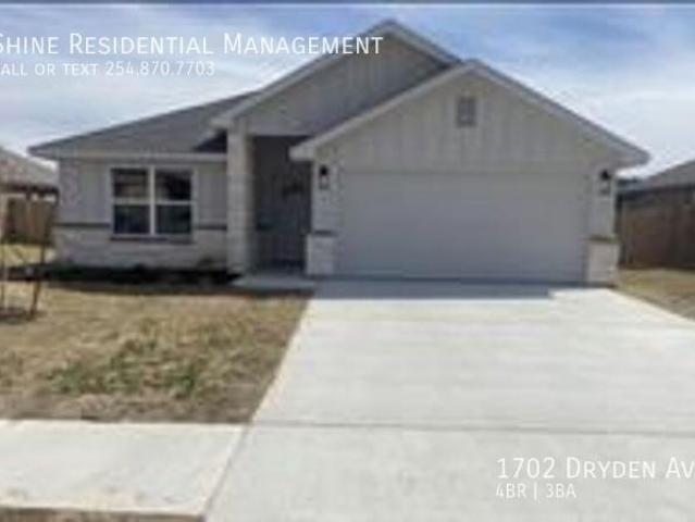 4 Br, 3 bath, Single Family 1702 Dryden Ave