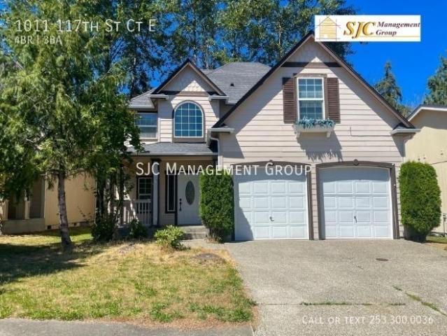 4 Br, 3 bath, Single Family 1011 117th St Ct E