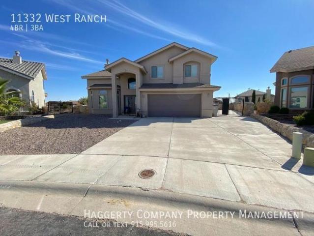 4 Br, 3 bath, Single Family 11332 West Ranch