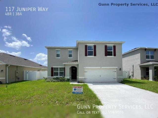 4 Br, 3 bath, Single Family 117 Juniper Way
