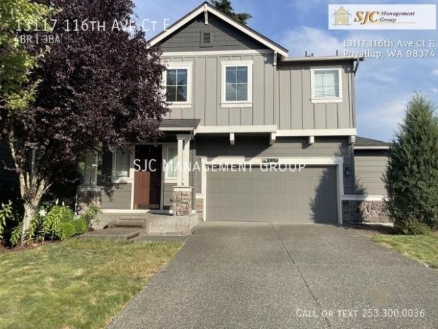4 Br, 3 bath, Single Family 13117 116th Ave Ct E