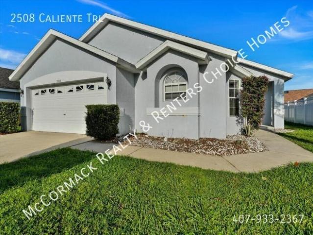 4 Br, 3 bath, Single Family 2508 Caliente Trl