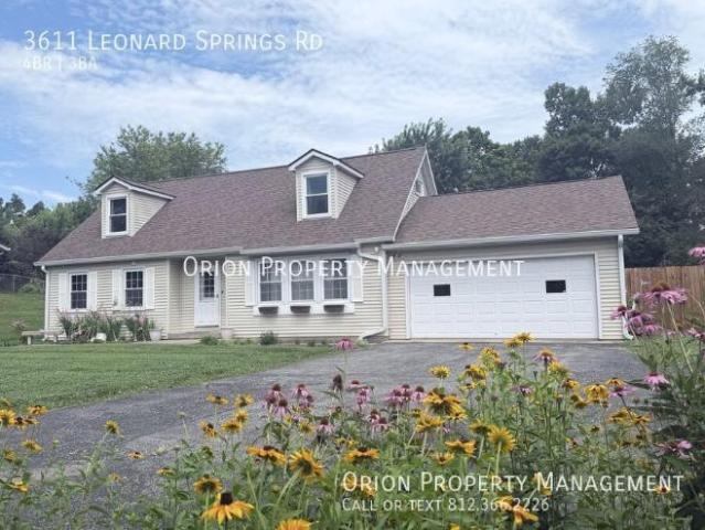 4 Br, 3 bath, Single Family 3611 Leonard Springs Rd