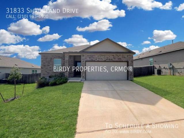 4 Br, 3 bath, Single Family 31833 Shrubland Drive