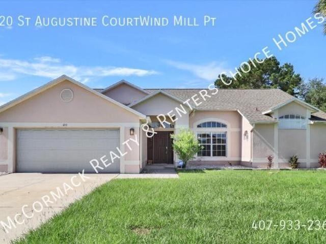 4 Br, 3 bath, Single Family 320 St Augustine Courtwind Mill Pt