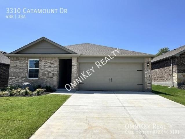 4 Br, 3 bath, Single Family 3310 Catamount Dr