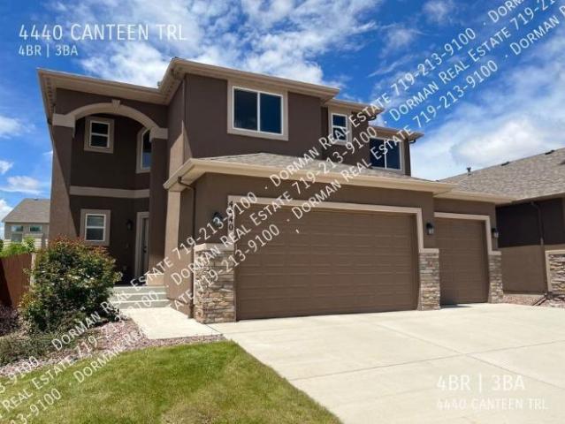 4 Br, 3 bath, Single Family 4440 Canteen Trl
