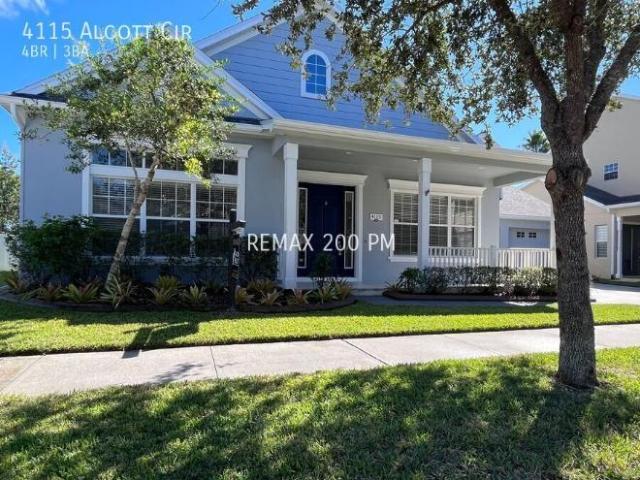 4 Br, 3 bath, Single Family 4115 Alcott Cir