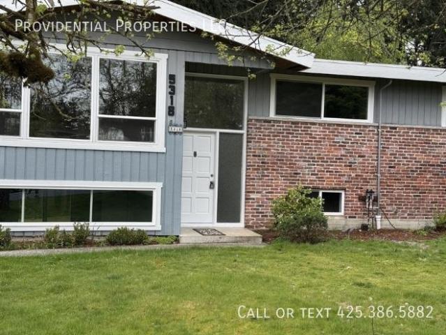 4 Br, 3 bath, Single Family 5318 128th Ave SE