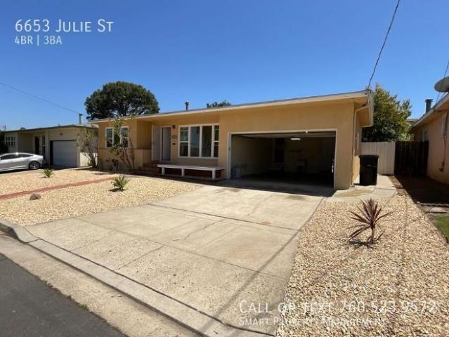 4 Br, 3 bath, Single Family 6653 Julie St